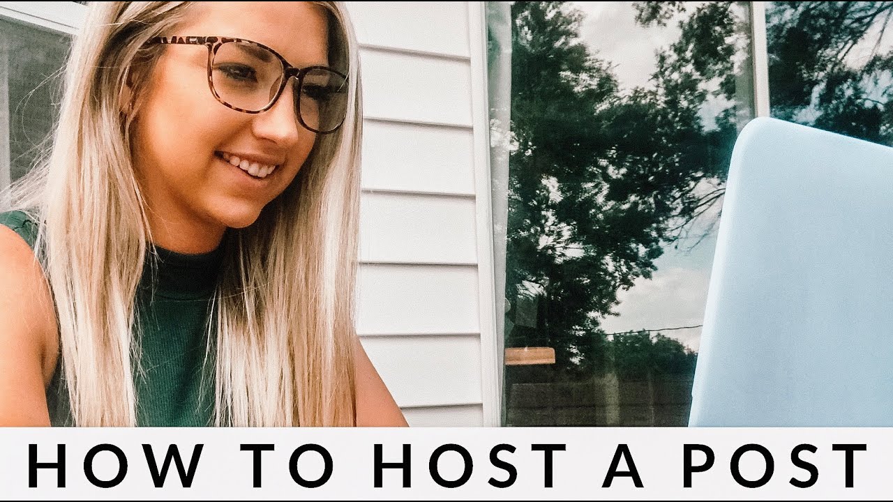 How to Host a Post - YouTube
