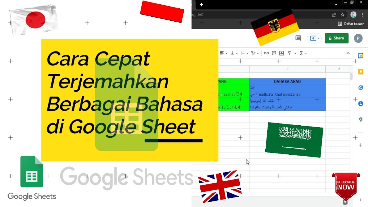 🔴Translate Multiple Languages in Google Sheets in Just 1 Second ...