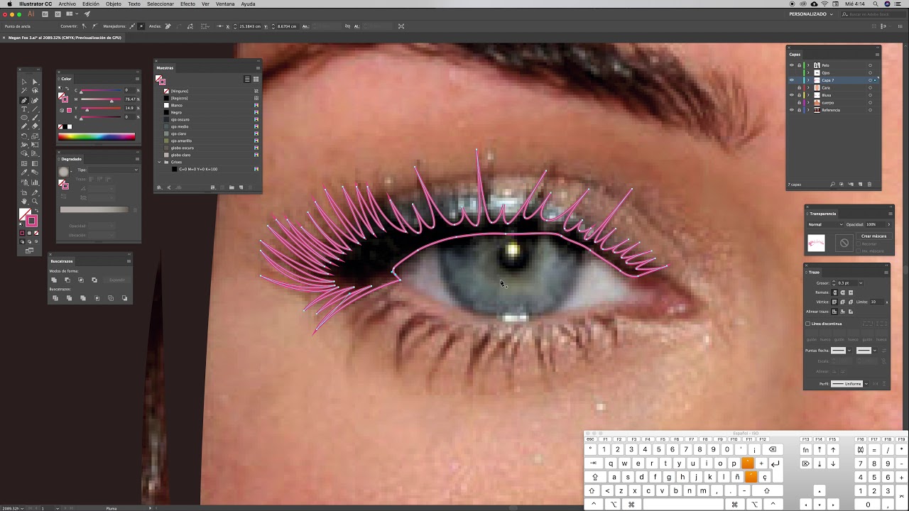 Retrato 04 ojo 2 Cuenca ocular - YouTube