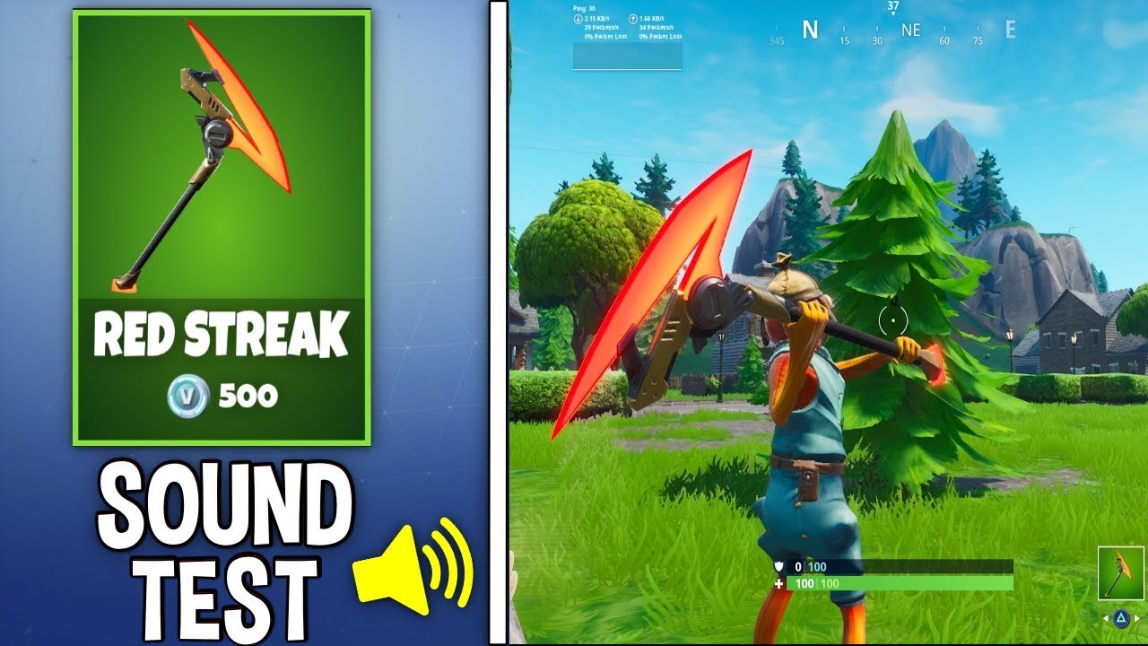 *NEW* RED STREAK PICKAXE Gameplay in Fortnite! - YouTube