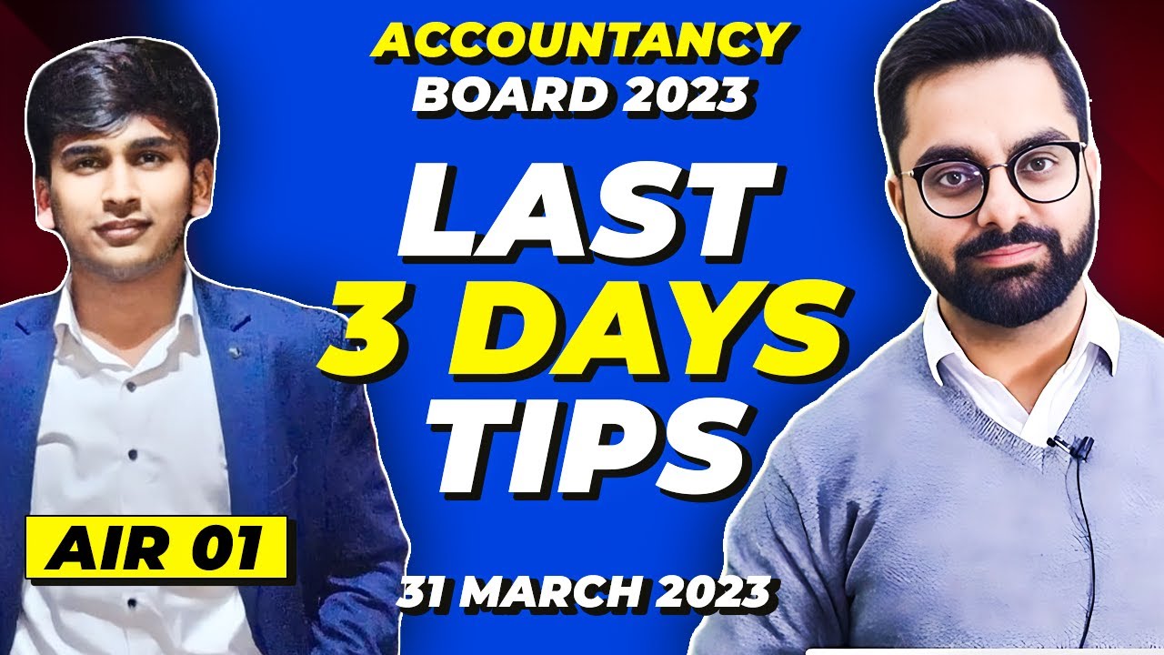 Accountancy Boards Topper REVEALS his Exam Hacks! 🤯 | Accountancy Exam ...