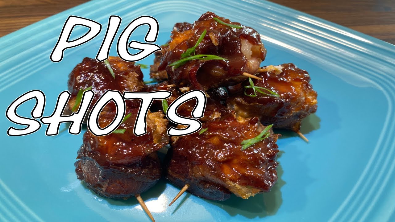 Gameday Pig Shots | Smoked Bacon Wrapped Sausage Cups Stuffed with ...