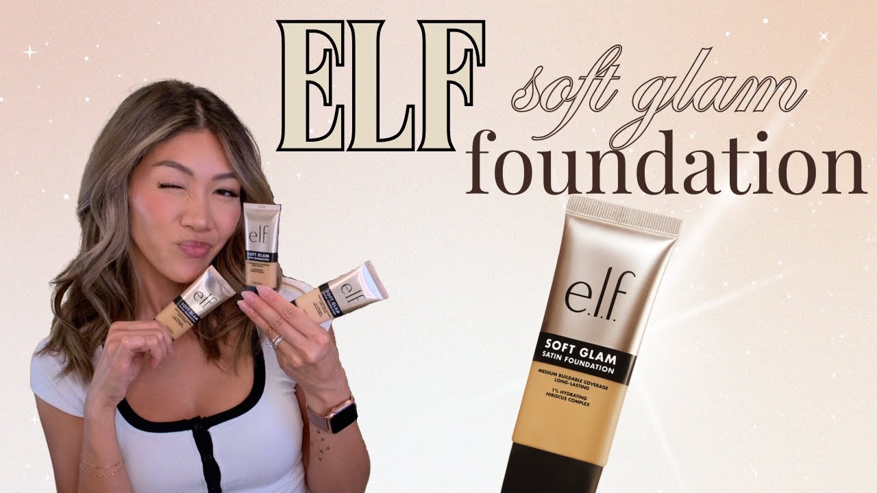 *NEW* ELF SOFT GLAM FOUNDATION REVIEW | Nadia Ngo - YouTube