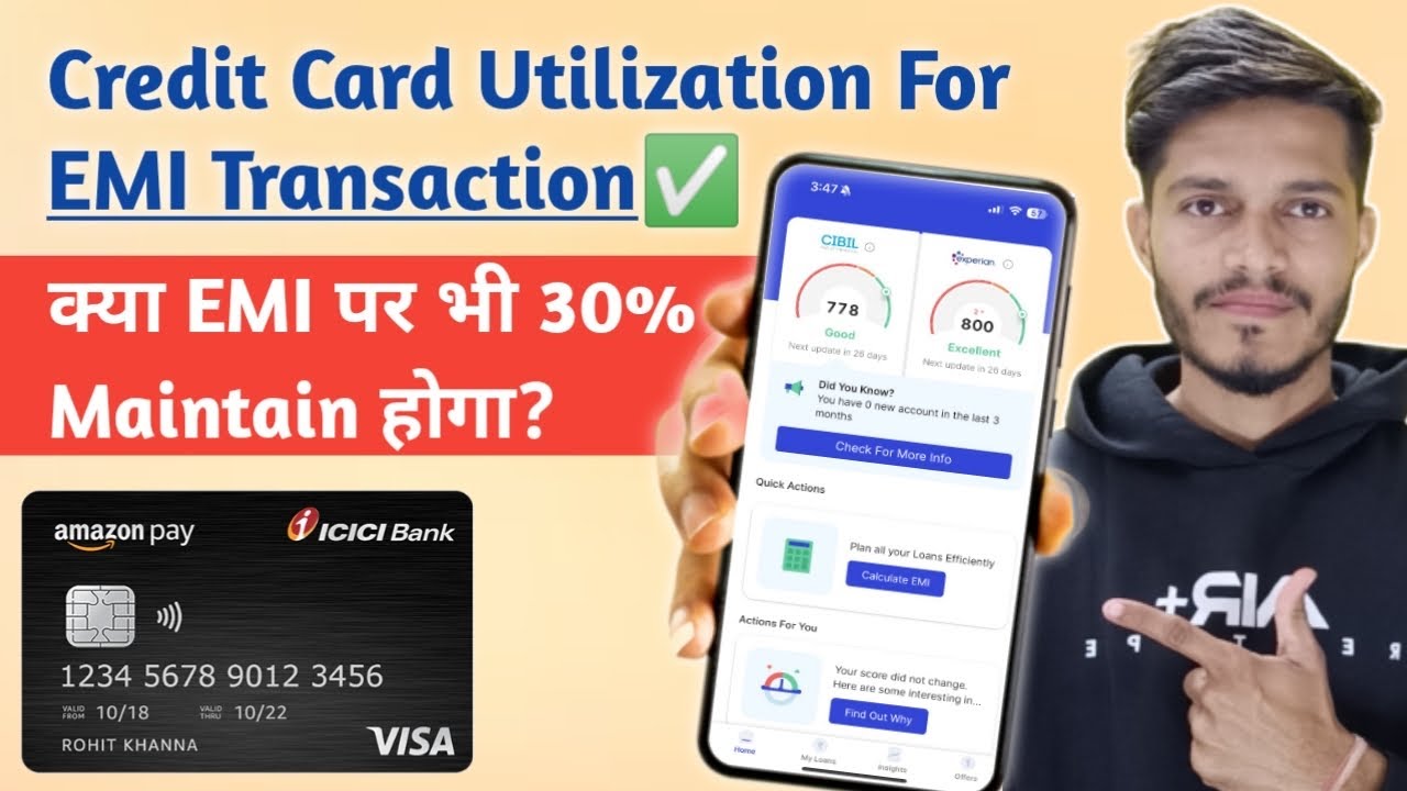 Credit Card Utilization For EMI Transaction | Credit Card Utilization ...