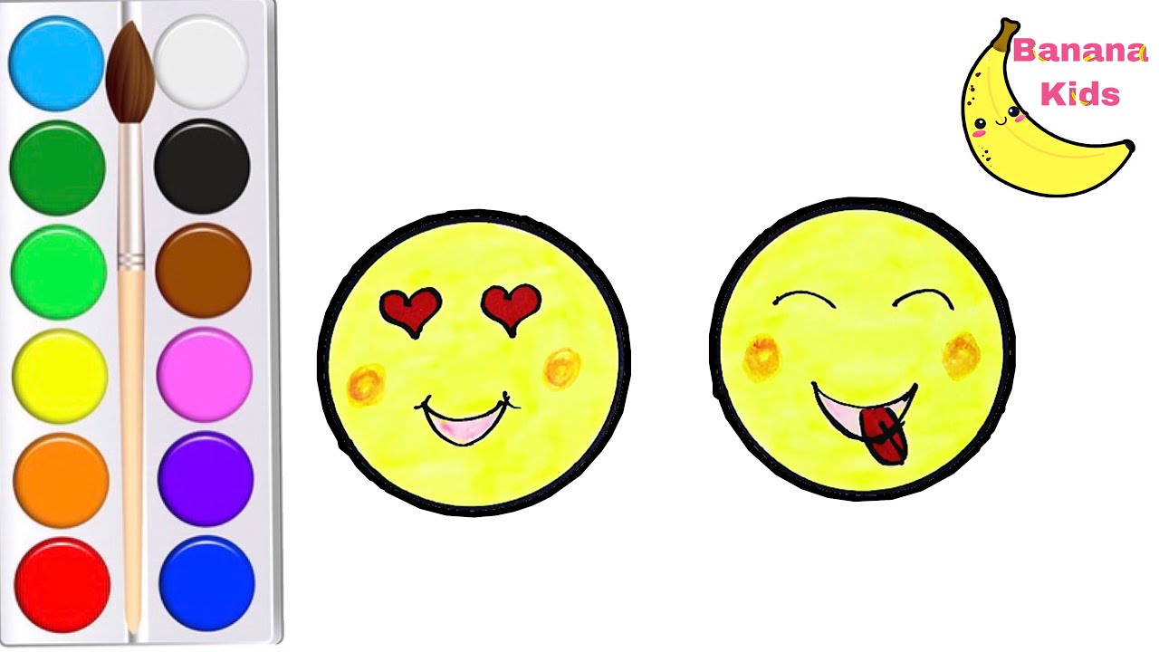 How to draw a Smile. Step by step draw for children. - YouTube