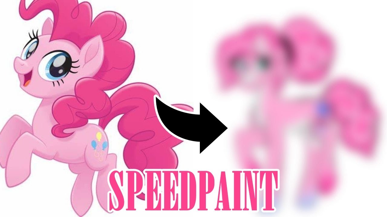 Pinkie Pie Redesign - (MLP SpeedPaint) - YouTube