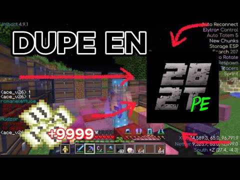 TUTORIAL DE DUPE 🗺 EN #2b2tpe - YouTube