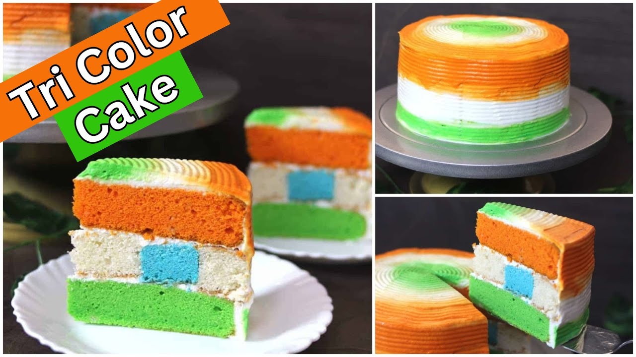 Indian Flag Cake - Independence Day Special Theme Cakes | Tiranga Cake ...
