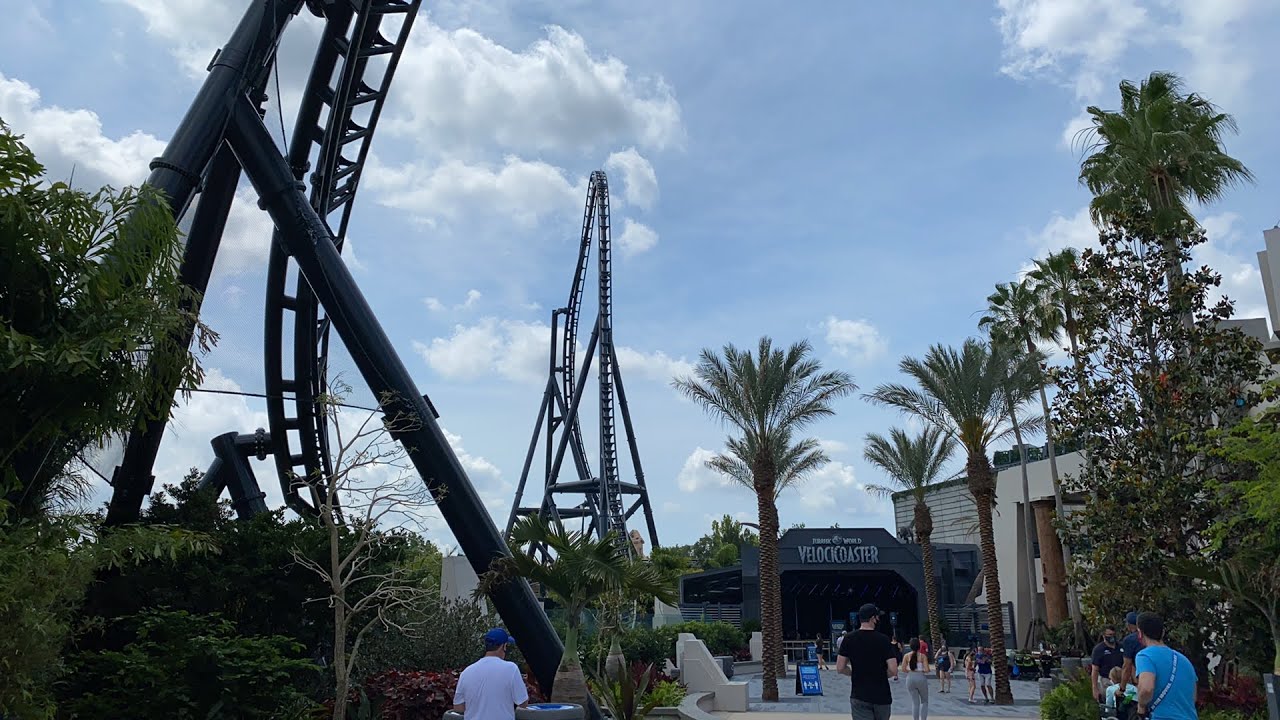 LIVE from Velocicoaster First Rides! - YouTube
