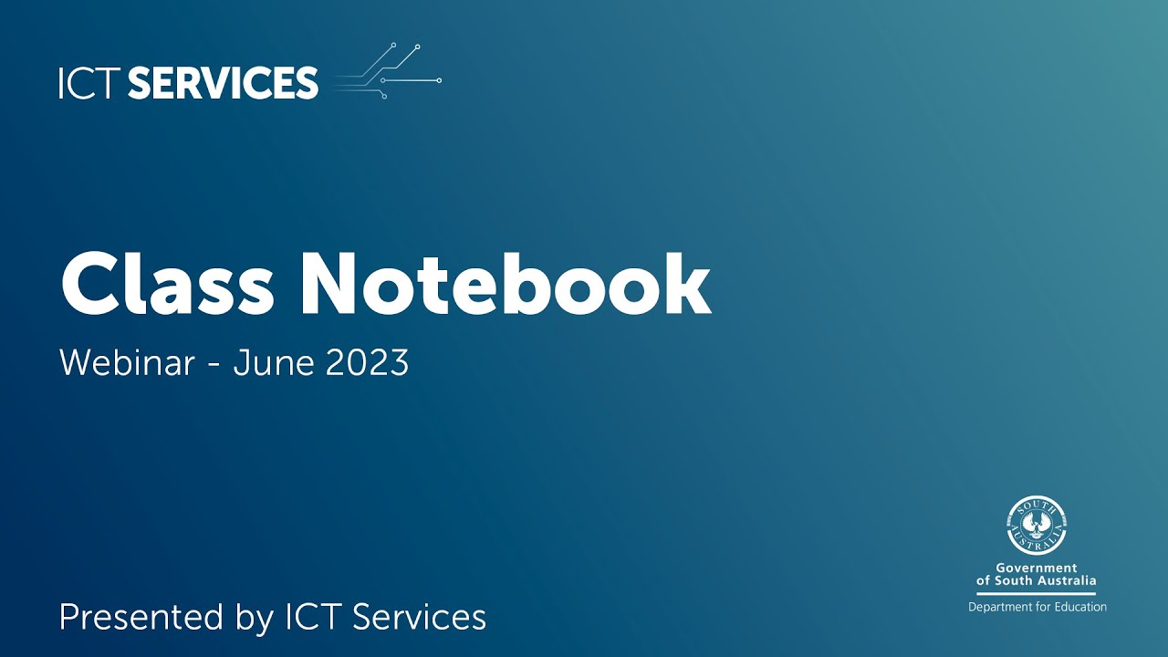Class Notebook - Getting started with Class Notebook in Teams - June webinar - YouTube