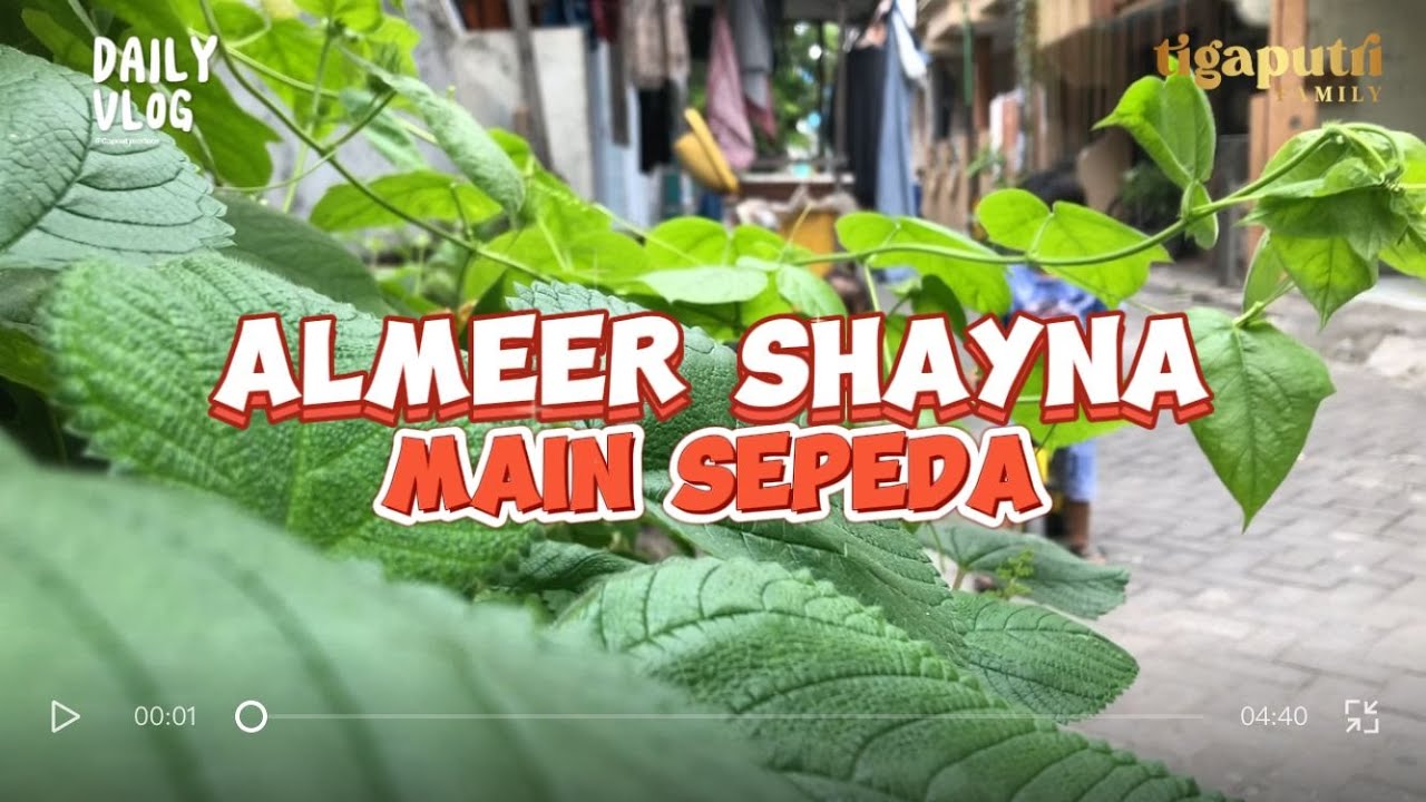 Serunya main sepeda sama Almeer dan Shaynala Ritsuki - YouTube