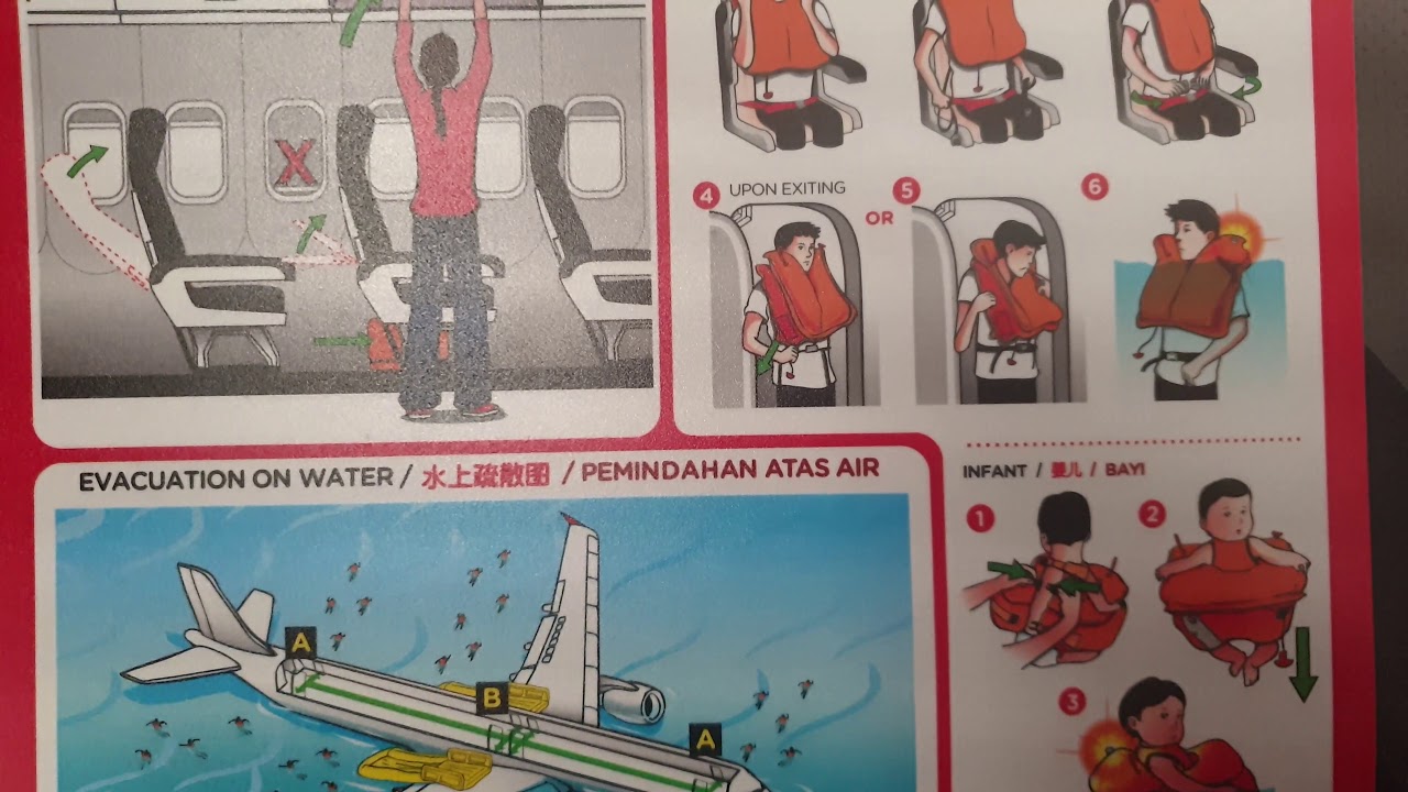 AirAsia A320-200 Safety Card - YouTube