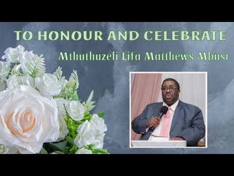Service at home for the late Mthuthuzeli Mbusi - YouTube