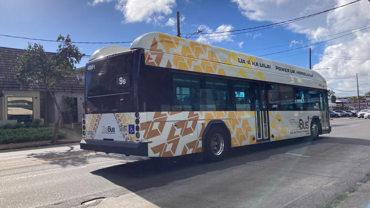TheBus Route 9S Palolo Valley, Bus 4001 (Part 2) - YouTube