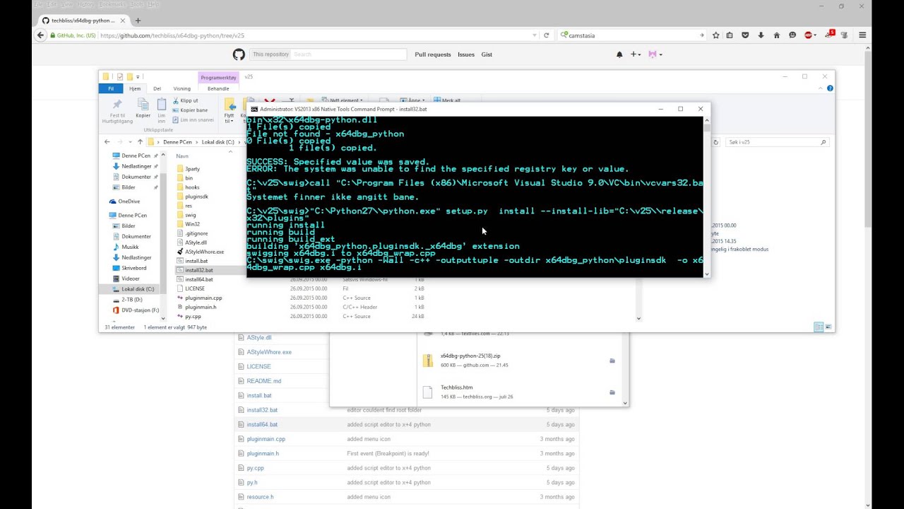 installingx64dbgpython vs2013 - YouTube