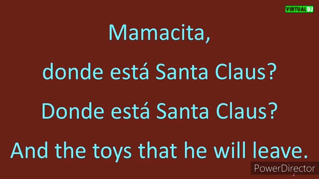 ¿dónde Está Santa Claus Augie Rios Karaoke Lower Key Youtubeemk 9301