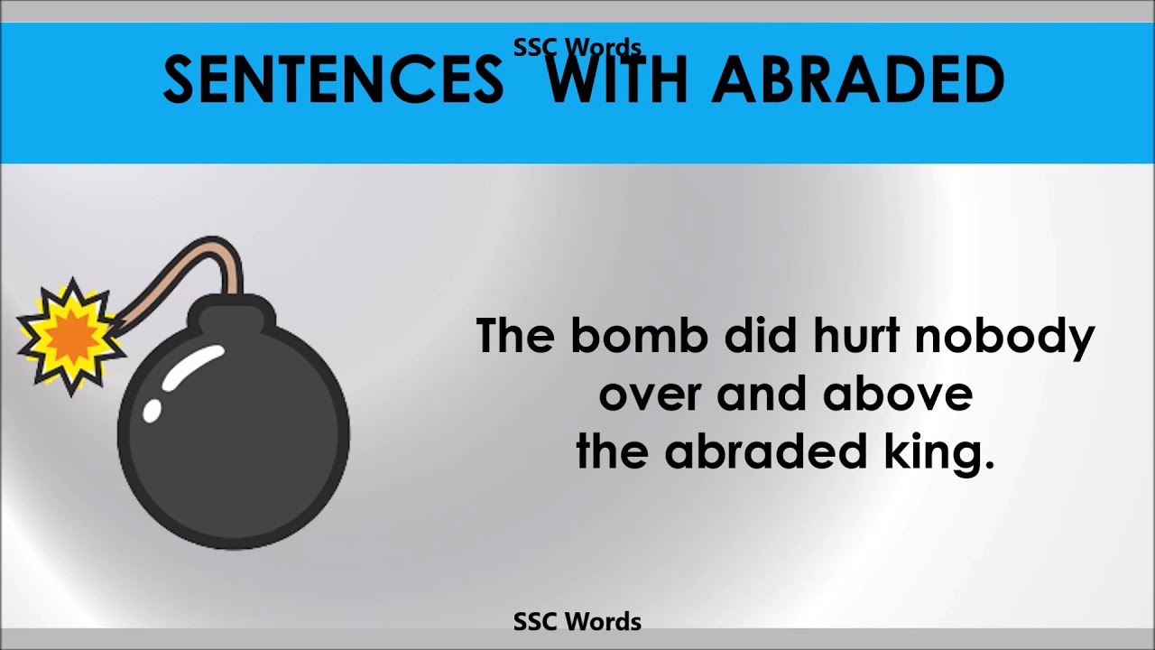 Abraded - Improve English - Meaning and 5 sentences - GRE / CAT / GMAT ...