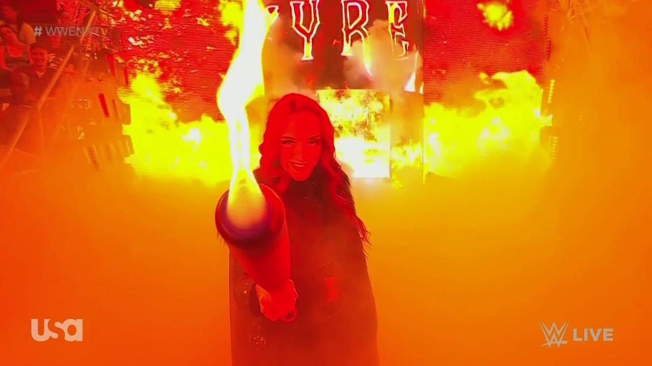 Alba Fyre's Fire Entrance on NXT 08.02.22 - YouTube