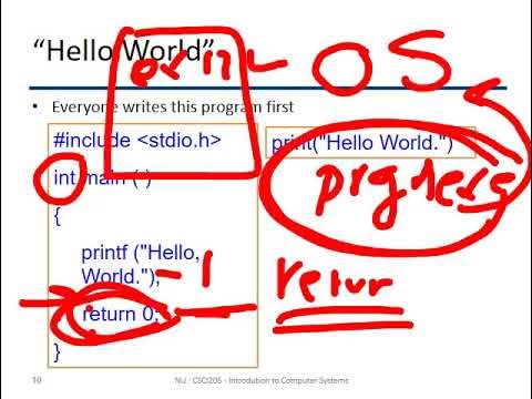 CSCI205 Introduction to Computer System Lecture 01 vid - YouTube