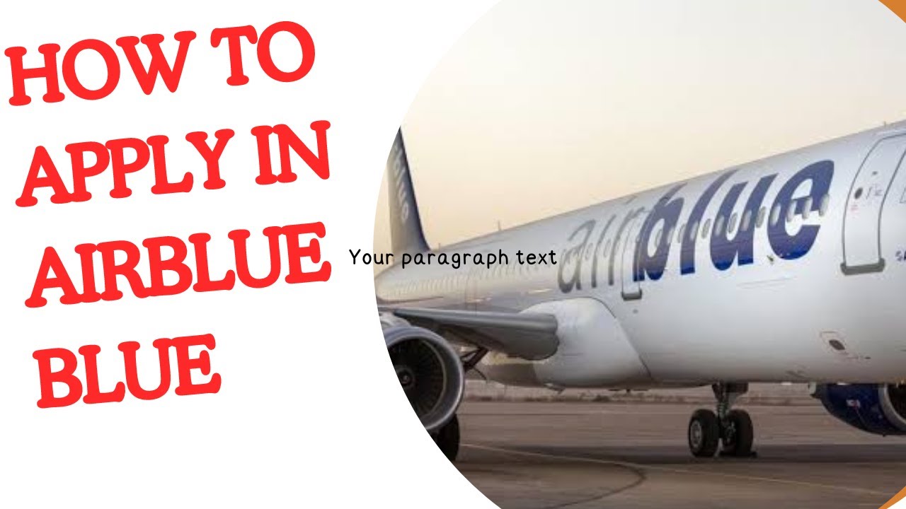 How to Apply Online for a Job at Airblue Airline | Step-by-Step Guide ...
