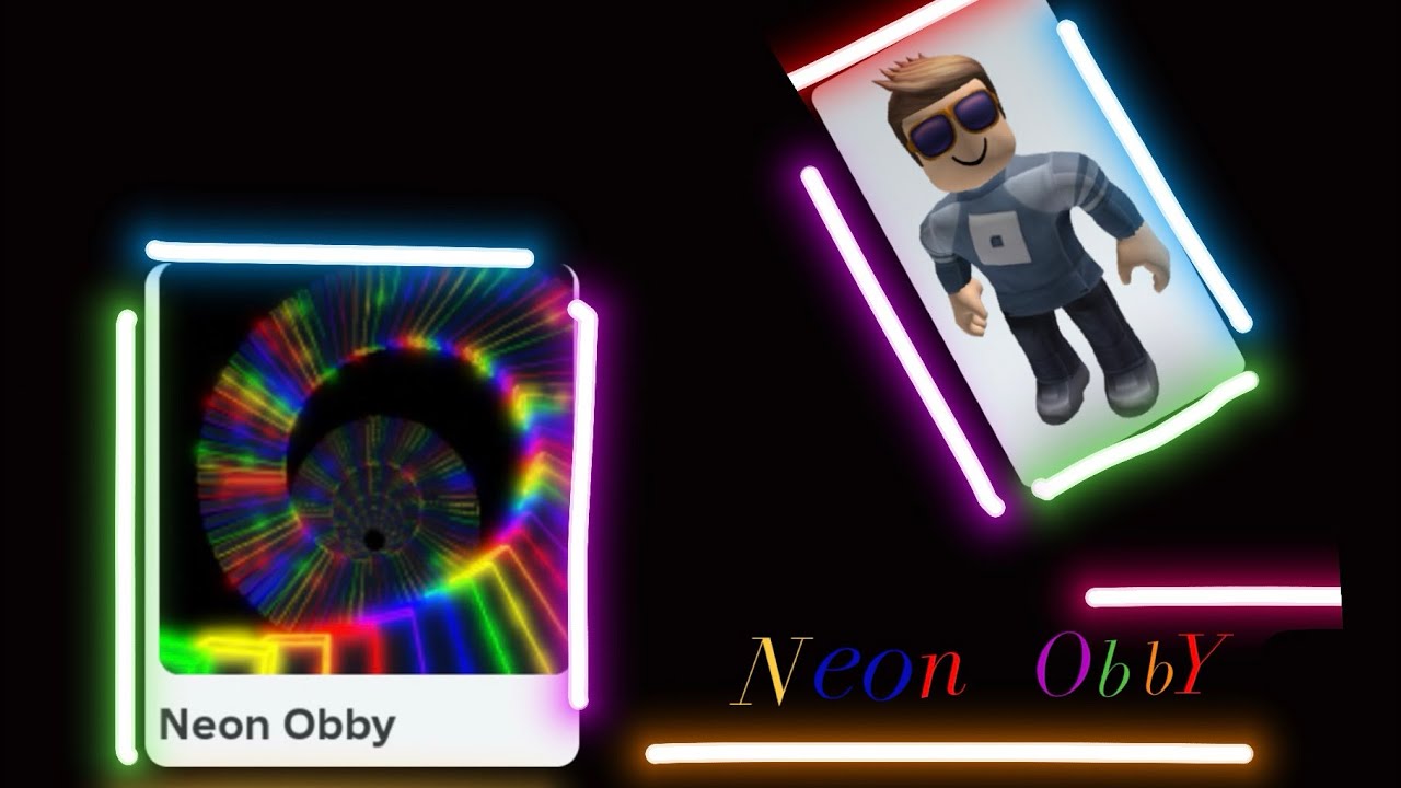 ماب Neon Obby روبلوكس - YouTube