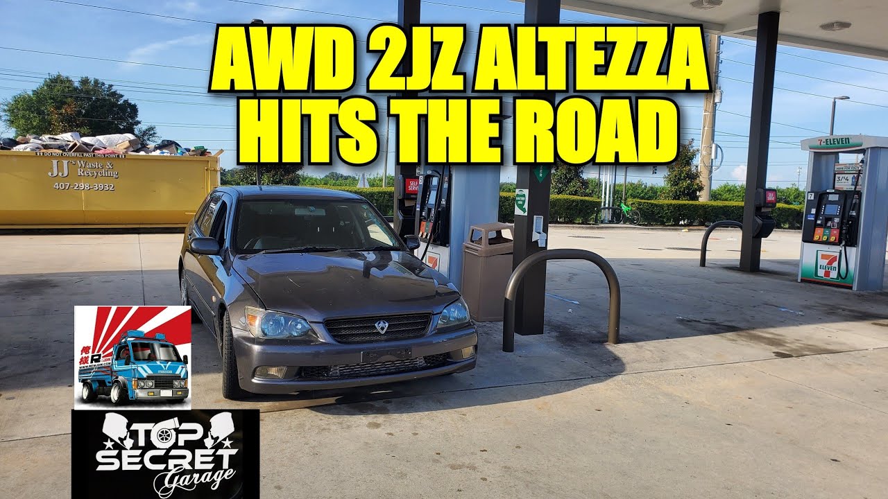 AWD 2JZ ALTEZZA GITA READY/ SWAP OVERVIEW - YouTube