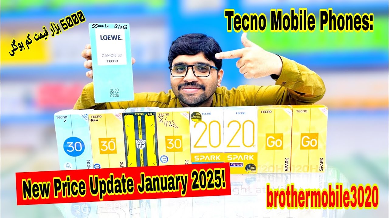 Tecno Mobile Phones: New Price Update January 2025! | brothermobile3020 ...