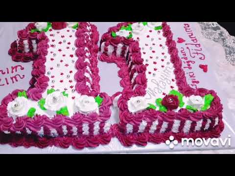 #Reqemlitort 11rəqəmli tort əl işim🎂