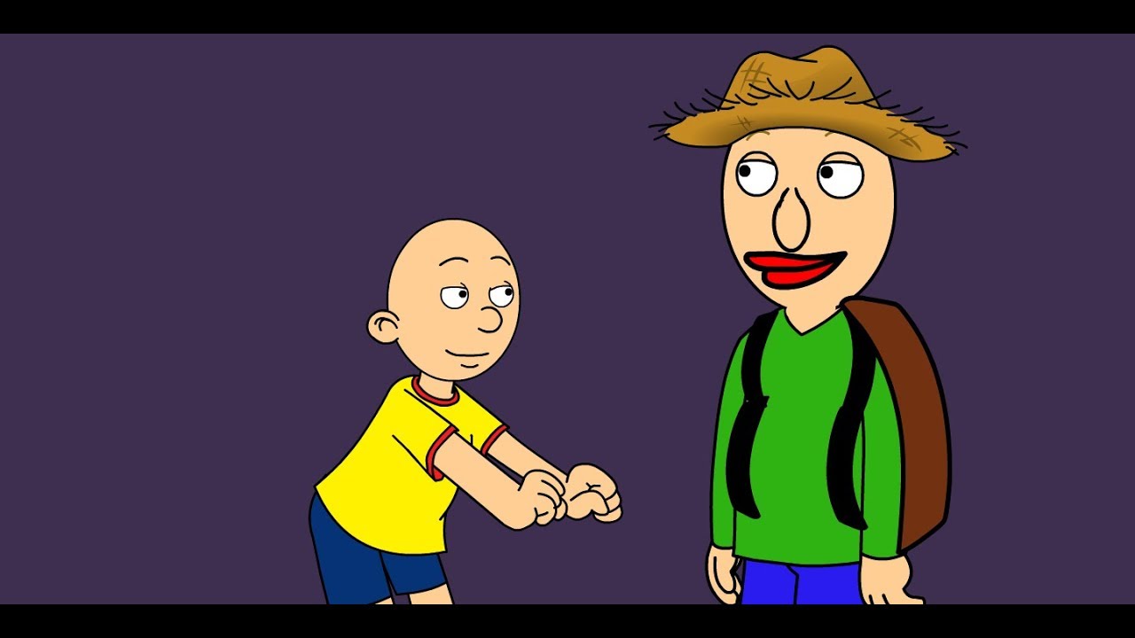 Caillou Wins At Baldi's Basics Field Trip/UnGrounded - YouTube