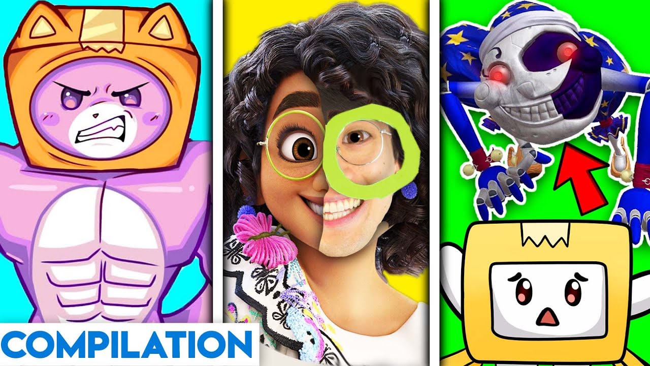 FUNNY LANKYBOX ANIMATED MEMES! (BEST COMPILATION!) *JUSTIN, ADAM, FOXY ...