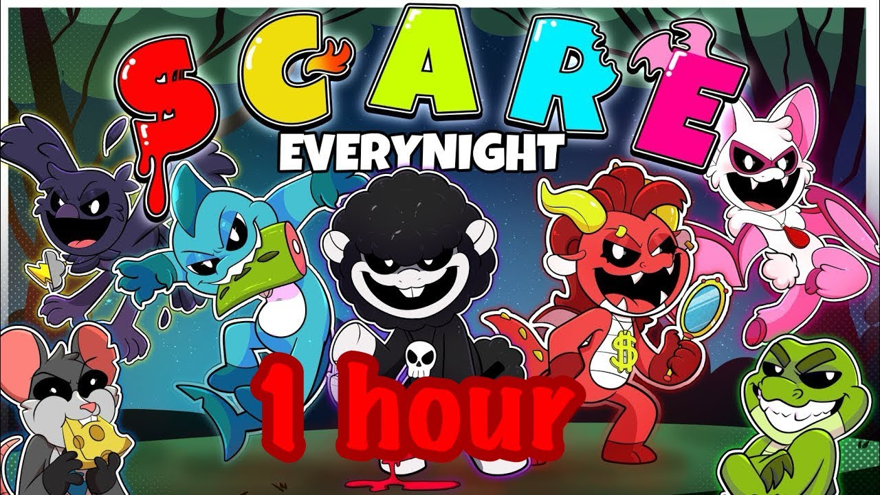 Scare Everynight - 1 hour || Original song & video by: @CougarMacDowall ...