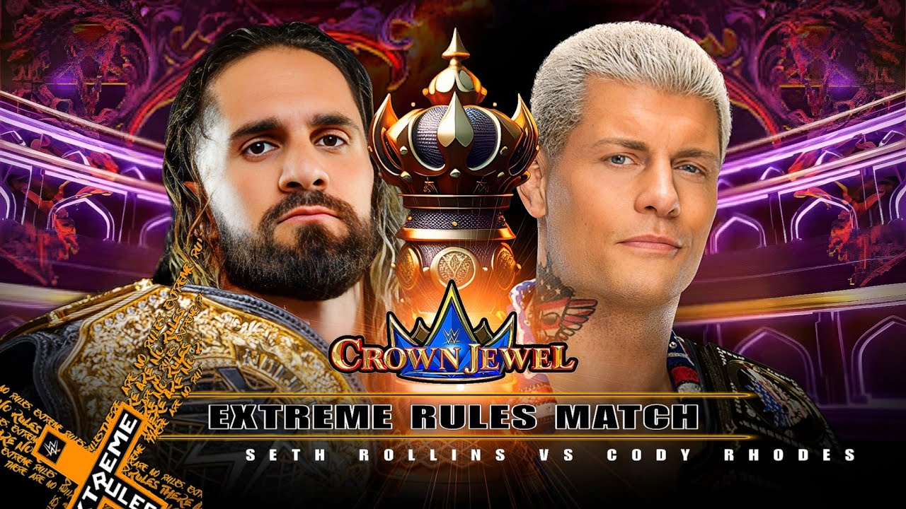 Cody Rhodes vs Seth Rollins WWE Crown Jewel Title Full Match WWE Crown ...