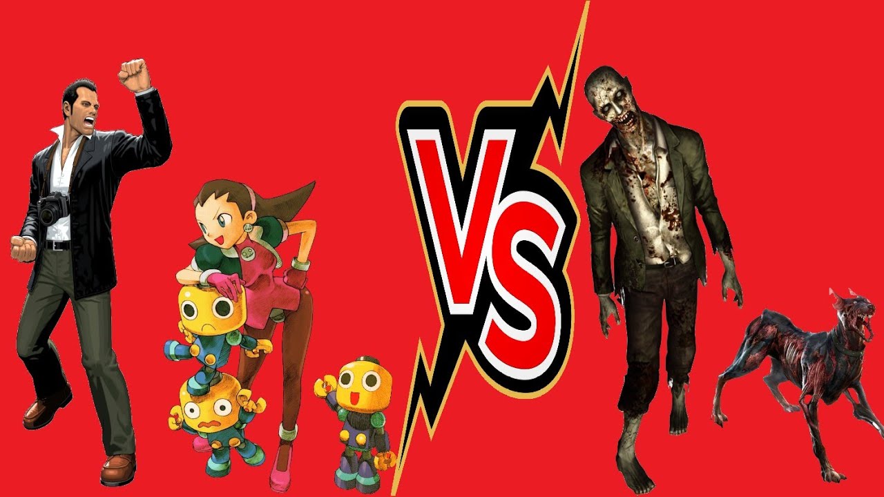 MUGEN Battle Request - Frank West Tron Bonne and Servbot Vs. Zombie ...
