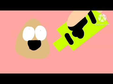 Pou bebe Pou suco de maçã verde - YouTube