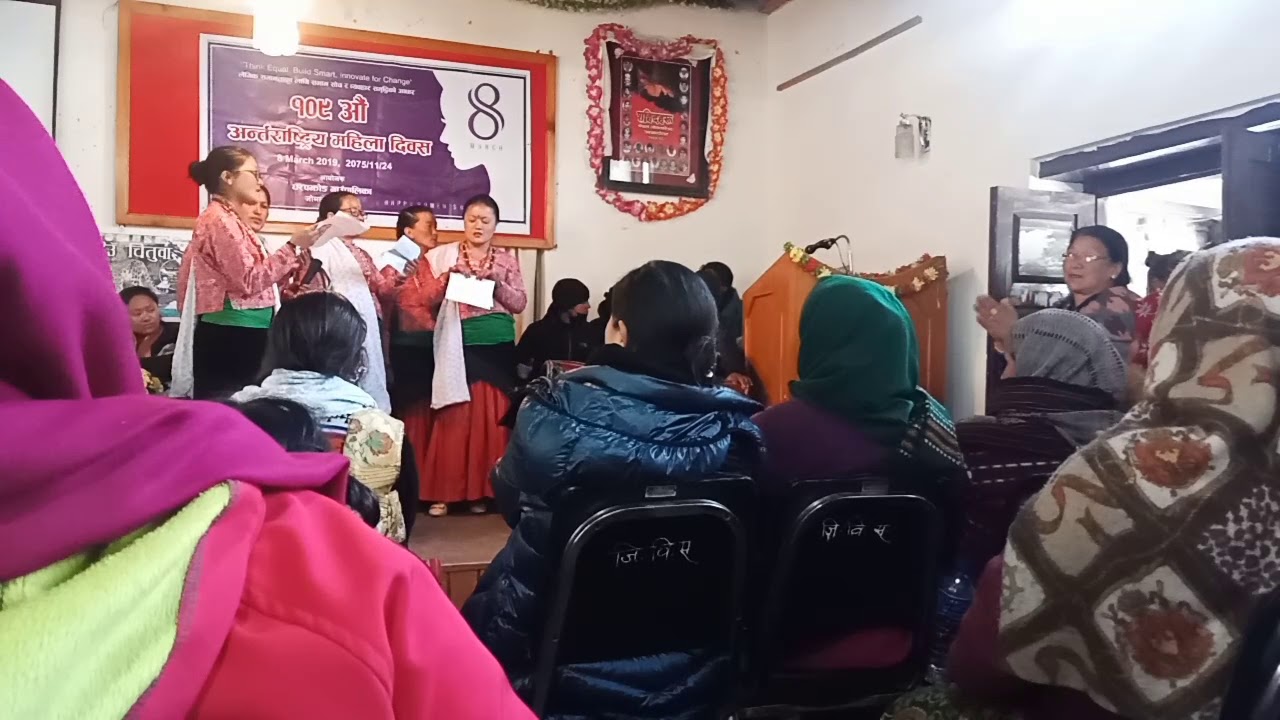 Song from Syang village on 109th international women day - YouTube