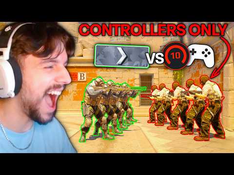 Will FACEIT LEVEL 10s with CONTROLLERS Beat 5 Silvers?