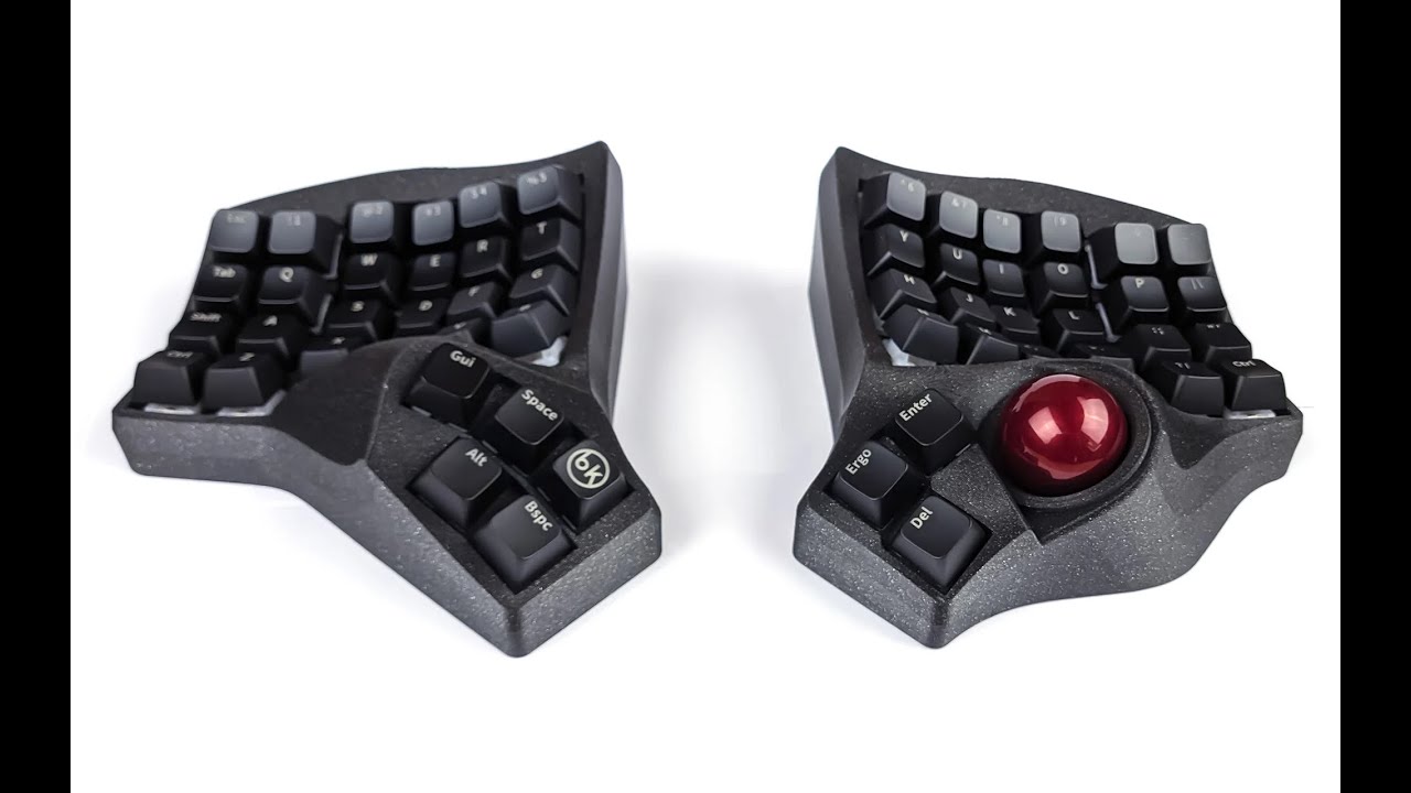 an attempt at building an ergo split keyboard, Part 2 of...? - YouTube