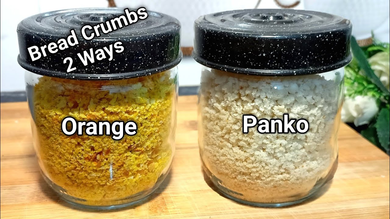 2 Easy and Different Bread Crumbs | Homemade Bread Crumbs | How to make ...