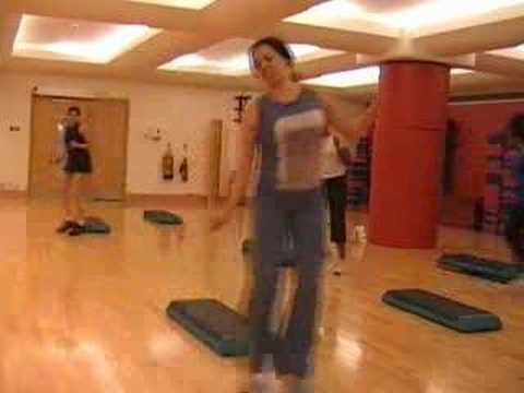 Step Aerobics with my extreme stepaholics - YouTube