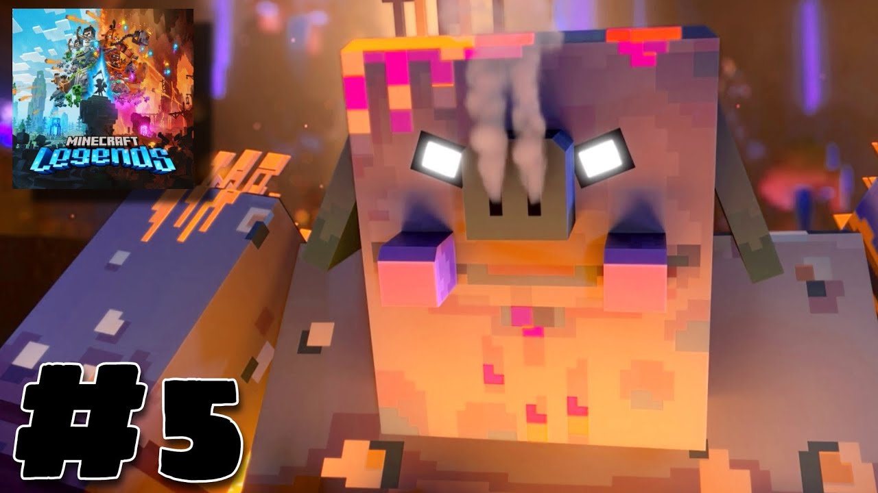 PIGLIN BOSS??? | Minecraft Legends Campaign Gameplay Part 5 - YouTube
