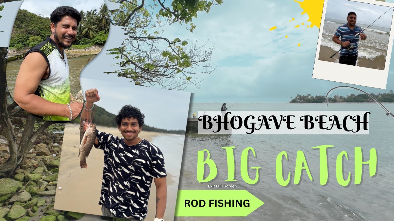 Rod Fishing with @Mandarshetye at Bhogave Beach MALVAN | Monsoon Vlog ...