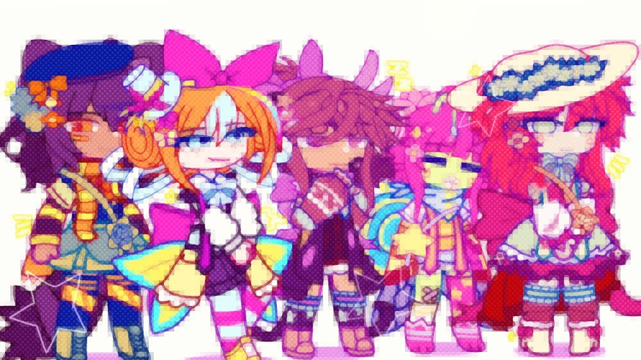 using random color pallate to make gacha oc ! - YouTube