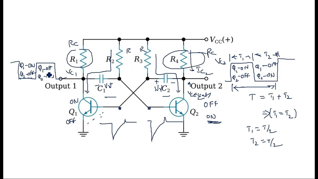 Astable multivibrator | Designing-2 | Square Wave | Pulse Digital Circuits ( PDC ) | Lec-67 ...