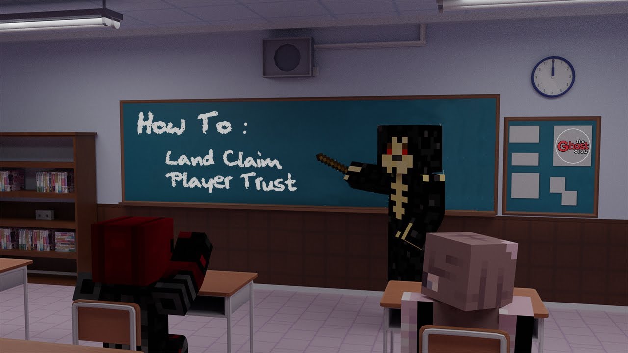 HOW TO : Land Claim & Player Trust | Minecraft Guide - YouTube