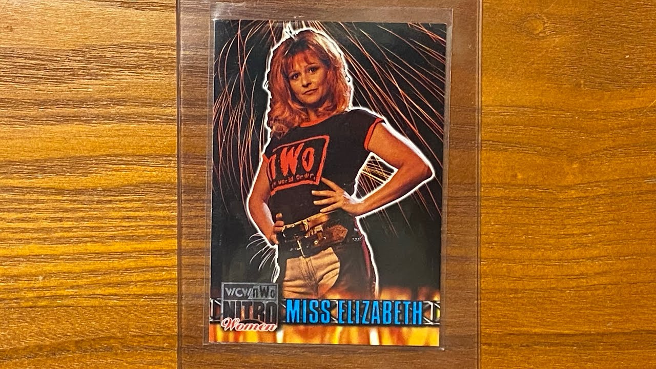 Show Off! 1999 Topps WCW/nWo Nitro Miss Elizabeth! THE FIRST LADY OF ...