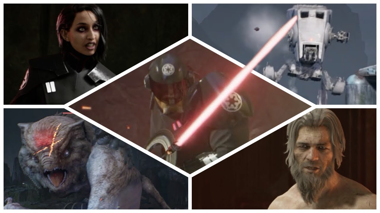 Jedi Fallen Order All Bosses - YouTube