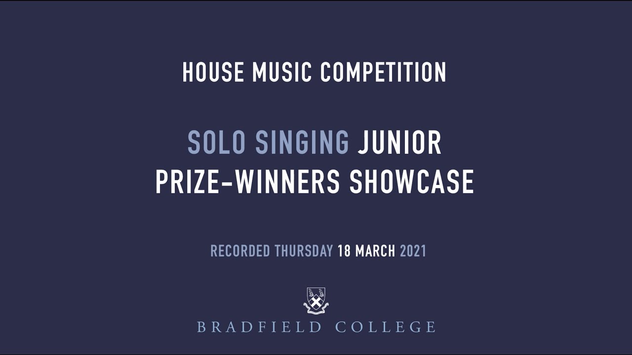 House Music Competition - Junior Solo Singing - YouTube