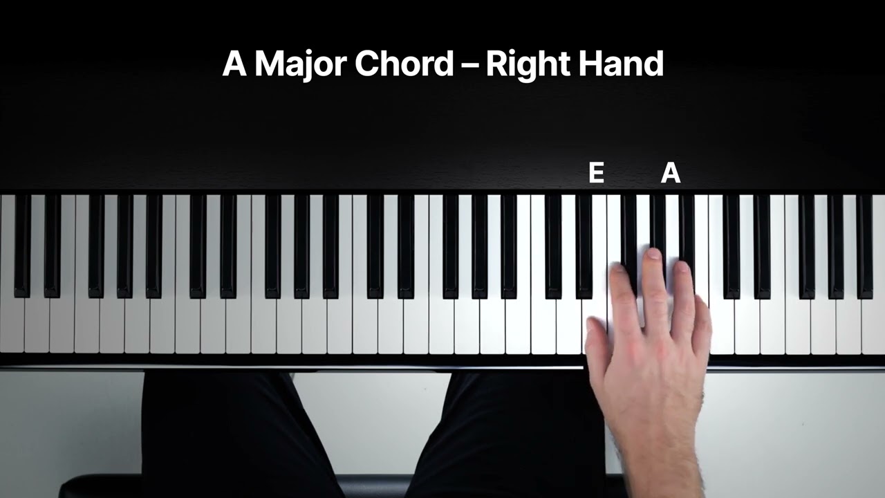 A Major Chord Piano