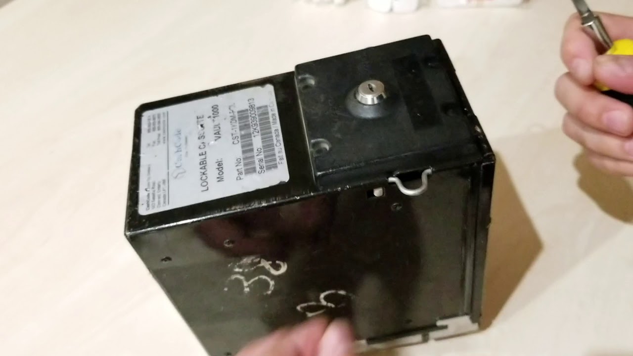 Кассета Cashcode MSM легко снимаем замок - YouTube