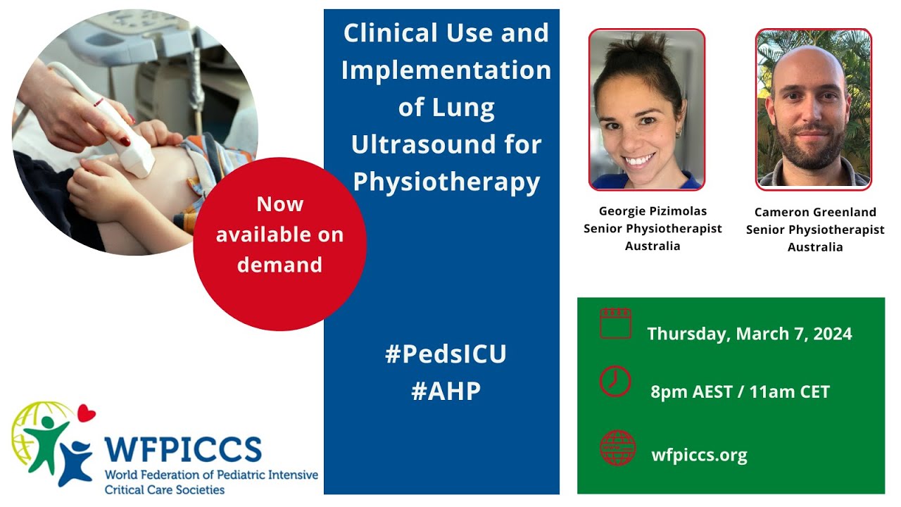 Clinical Use and Implementation of Lung Ultrasound for Physiotherapy - YouTube